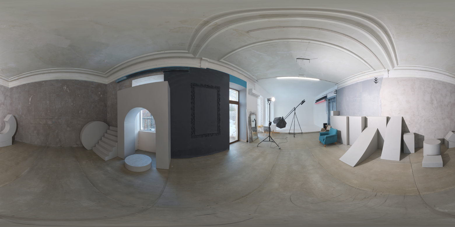 Blocky Photo Studio HDRI • Poly Haven
