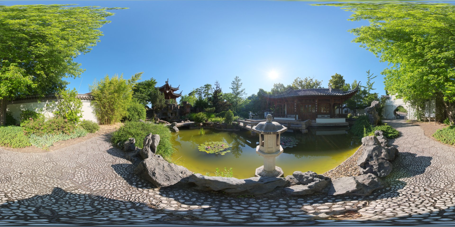 Chinese Garden HDRI • Poly Haven