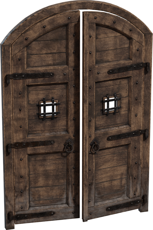 Large Castle Door Model • Poly Haven