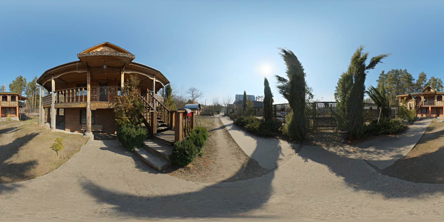 Wooden Motel HDRI • Poly Haven