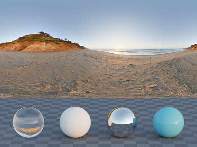 Alkantstrand Sunrise HDRI • Poly Haven