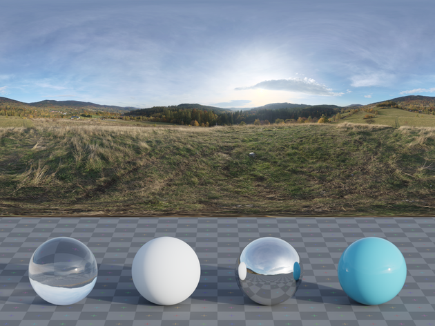 Autumn Hill View HDRI • Poly Haven