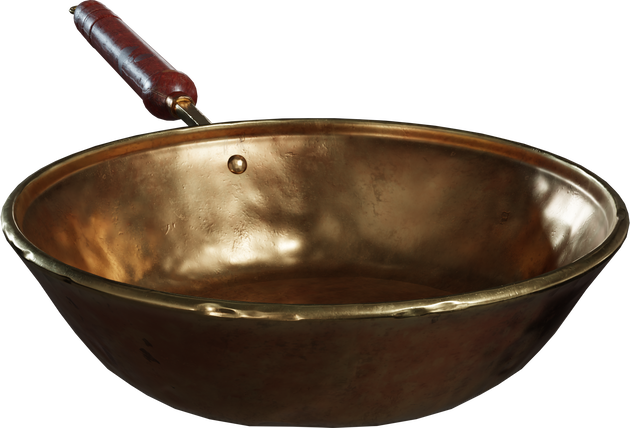 Brass Pan 01 Model • Poly Haven