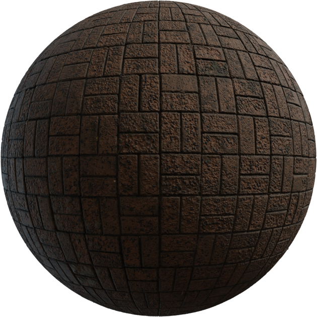 Brick Villa Floor Texture • Poly Haven