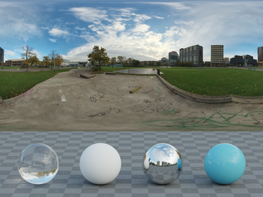 HDRI: Urban > Partly Cloudy > Outdoor • Poly Haven