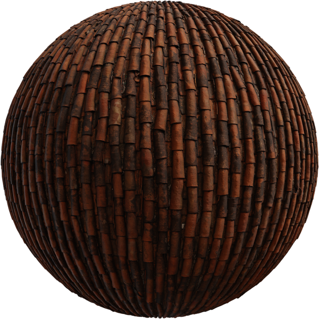 Clay Roof Tiles Texture • Poly Haven