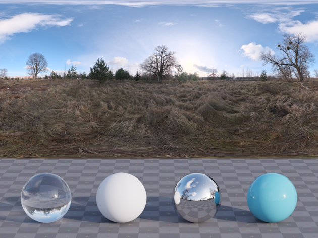 Dry Meadow HDRI • Poly Haven