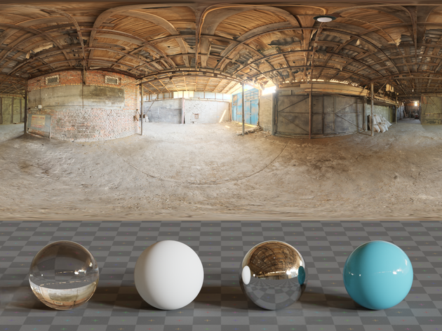 Empty Workshop HDRI • Poly Haven