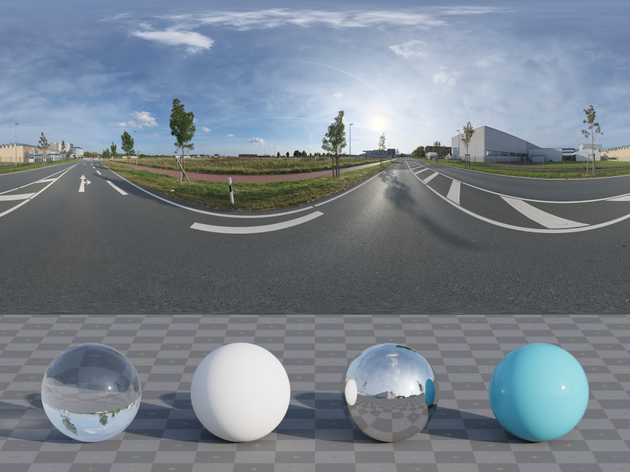 German Town Street HDRI • Poly Haven