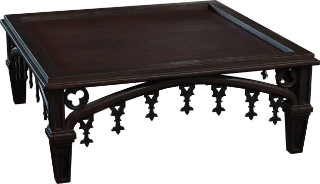 Gothic Coffee Table Model • Poly Haven