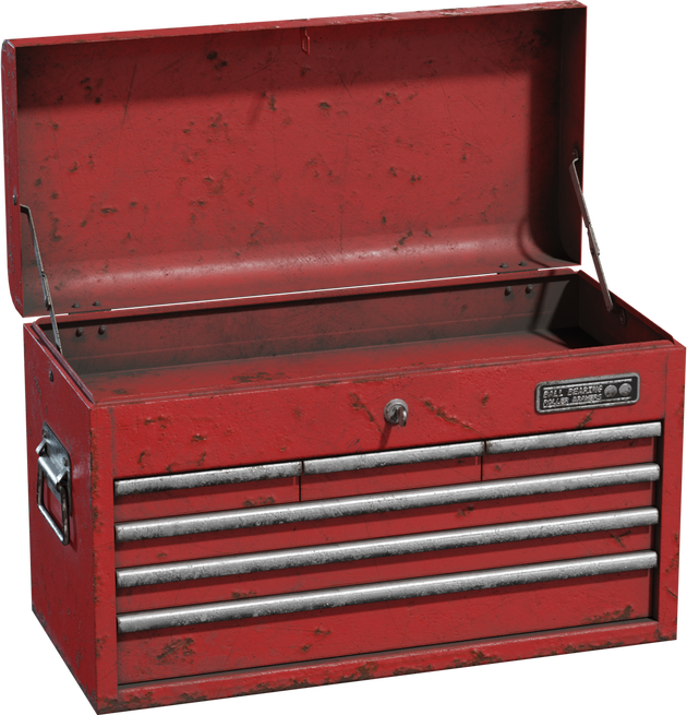 Metal Tool Chest Model • Poly Haven
