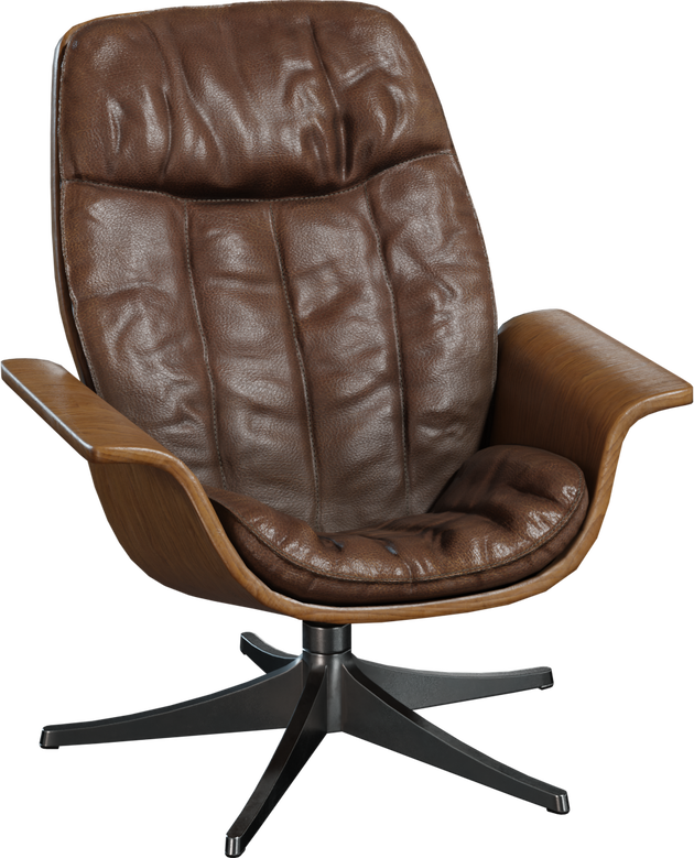 Mid Century Lounge Chair Model • Poly Haven