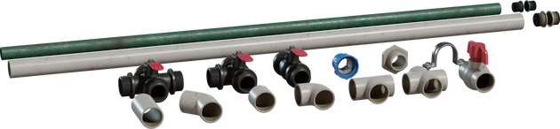 Modular Pipes Plastic 01 Model • Poly Haven