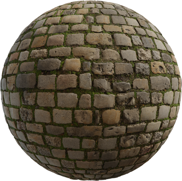 Mossy Cobblestone Texture • Poly Haven