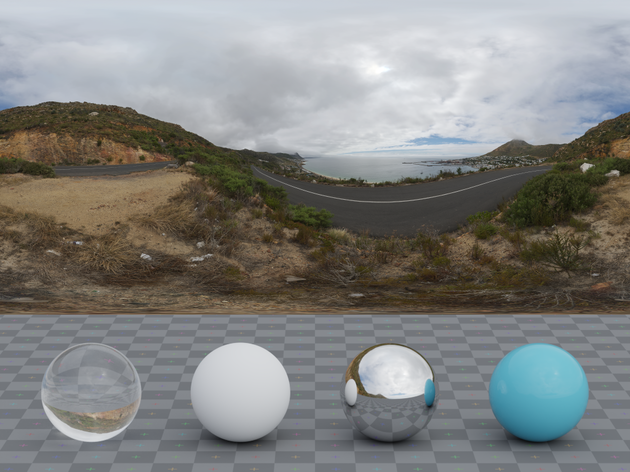 Red Hill Cloudy HDRI • Poly Haven