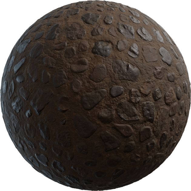 Rock Embedded Floor Texture • Poly Haven