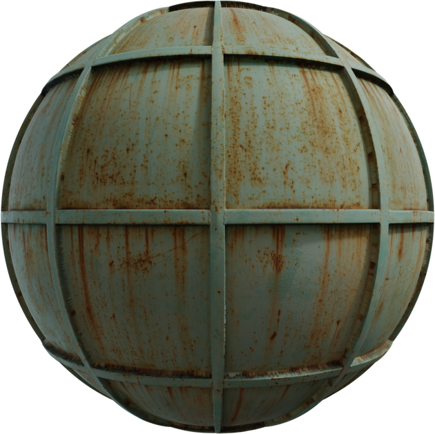 Rusty Metal Grid Texture • Poly Haven