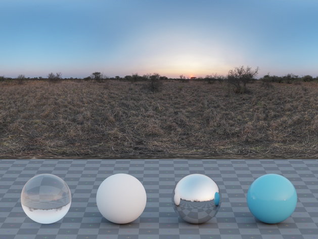 Safari Sunset HDRI • Poly Haven