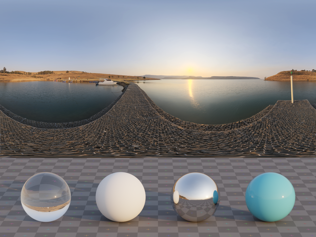 Small Harbour Sunset HDRI • Poly Haven