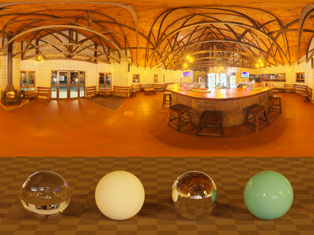 Warm Bar HDRI • Poly Haven