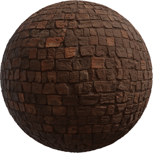 Worn Brick Floor Texture • Poly Haven