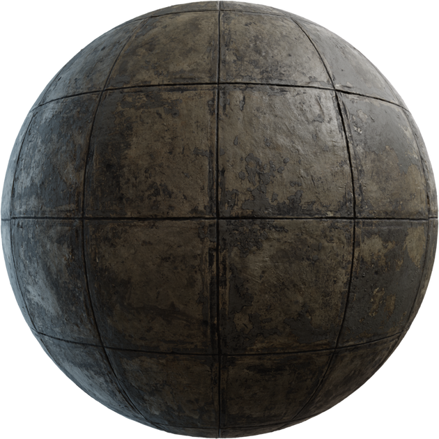 Worn Tile Floor Texture • Poly Haven