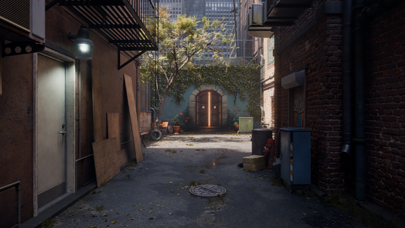 The Hidden Alley • Poly Haven